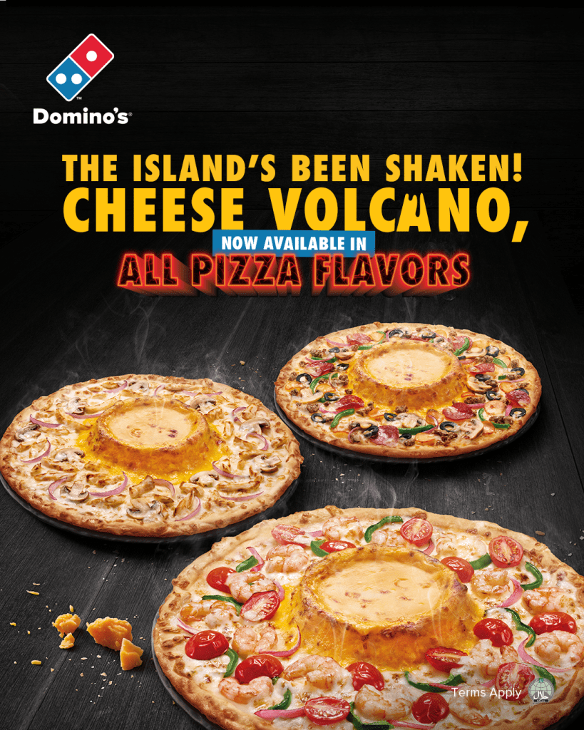 Domino’s Singapore Erupts: The Cheese Volcano Returns for All 20+ Pizza ...